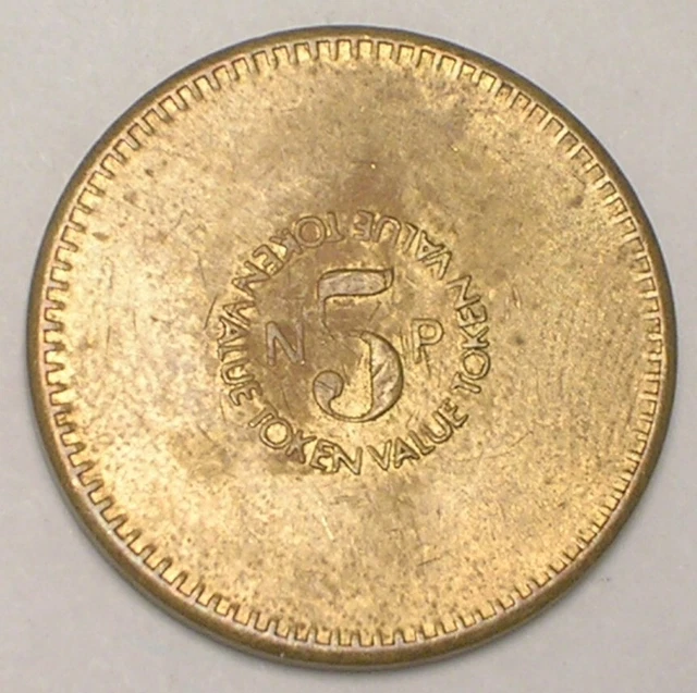 VINTAGE UK RUFFLER and Deith 5 New Pence Trade Token VF+ EUR 0,93 ...