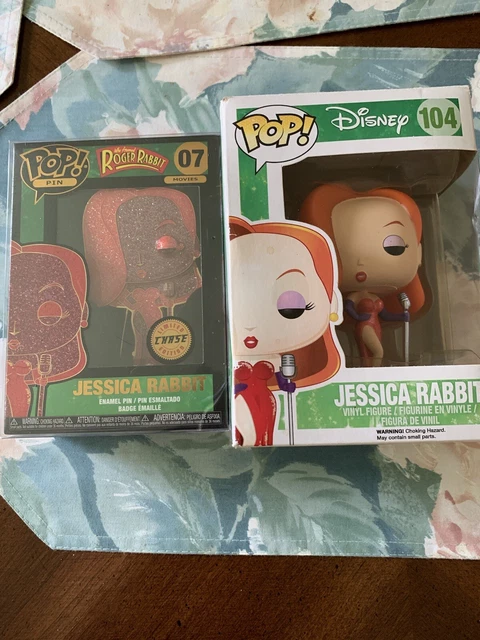 POP FUNKO Jessica Rabbit 104 & Pin Chase 07 Set Of 2 NRFB Disney $79.00 ...