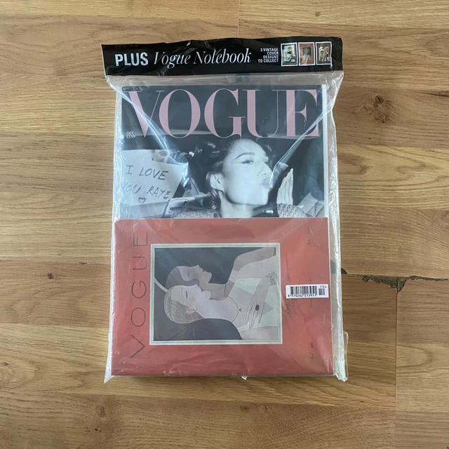 BRITISH VOGUE UK Magazine October 2025 - Raye Plus Free Vogue Notebook ...