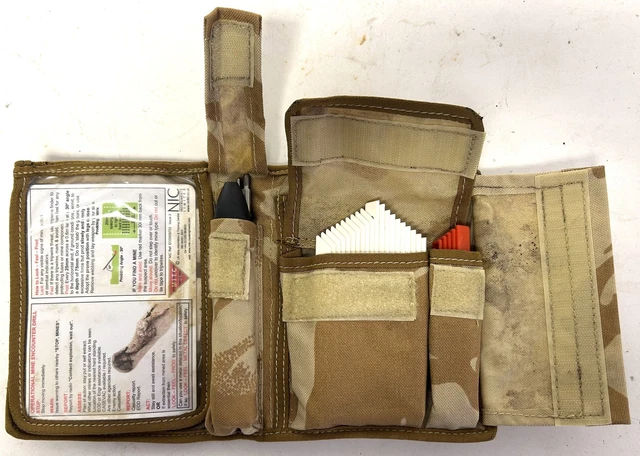 BRITISH MILITARY ISSUE Desert DPM MOLLE Personal Mines Extraction Kit £ ...