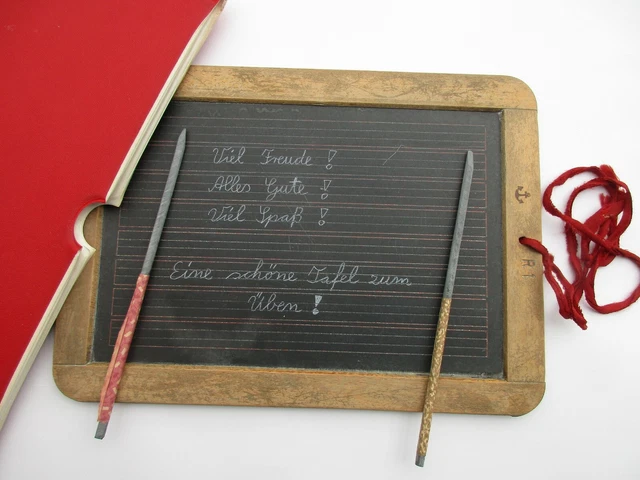 SCHULTAFEL SCHIEFERTAFEL MARKENTAFEL Anker Tafel Nr R1 mit Hülle + 2 ...
