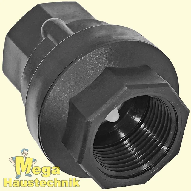 PP GEWINDE FITTING Rückschlagventil 2x Innengewinde IG Kunststoff PE PVC Pool EUR 4,97 - PicClick DE