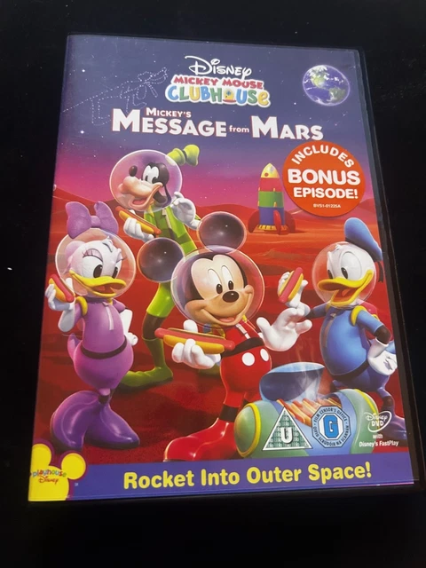 MICKEY MOUSE CLUBHOUSE: Mickey's Message From Mars [DVD] £4.99 ...