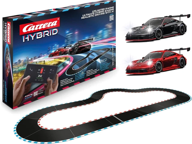 CARRERA HYBRID DEVIL Drivers Porsche 911 GT3 R 1:50 Scale AI-Supported ...