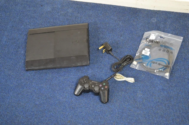 SONY PLAYSTATION 3 Super Slim Charcoal Black Console - Multiple Hard ...