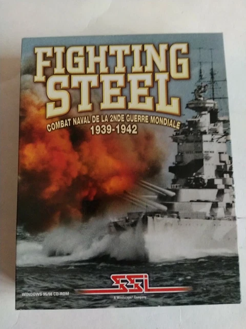FIGHTING STEEL - WWII Naval Combat - Big Box Full PC Game £15.38 ...