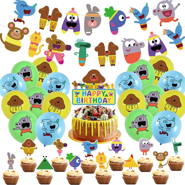 HEY DUGGEE THEME Party Happy Birthday Decorations Banner Balloons Cake ...