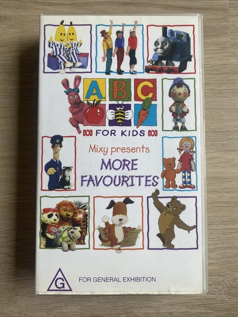 ABC FOR KIDS Mixy Presents More Favourites VHS Video $20.00 - PicClick AU