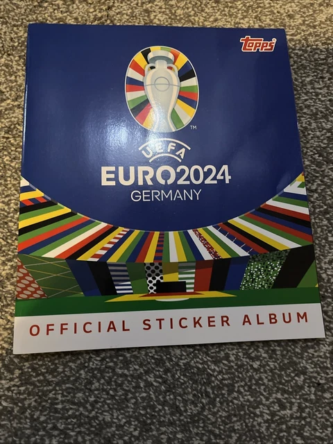 TOPPS EURO 2024 Germany Football Cup - Official Sticker Book Album 6 ...