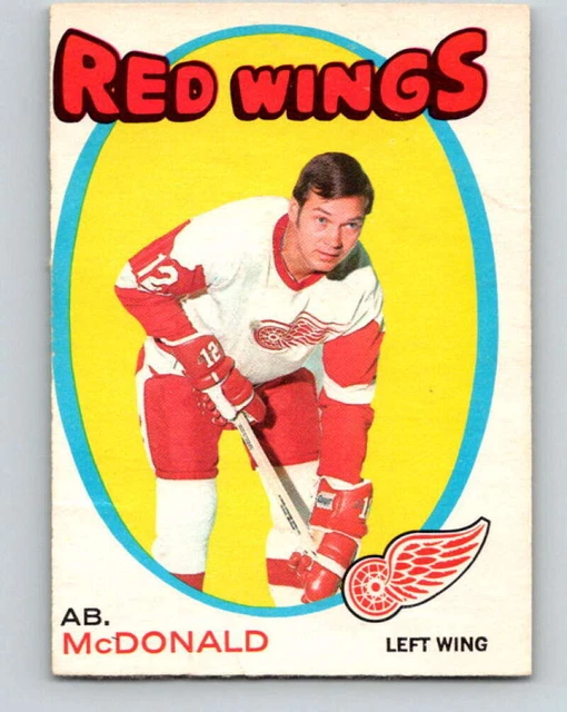 (HCW) V9319--1971-72 O-PEE-CHEE #134 Ab McDonald Detroit Red Wings EUR ...