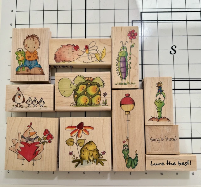 WHIPPER SNAPPER WOOD Mounted Rubber Stamps - Various Occasions $8.95 ...
