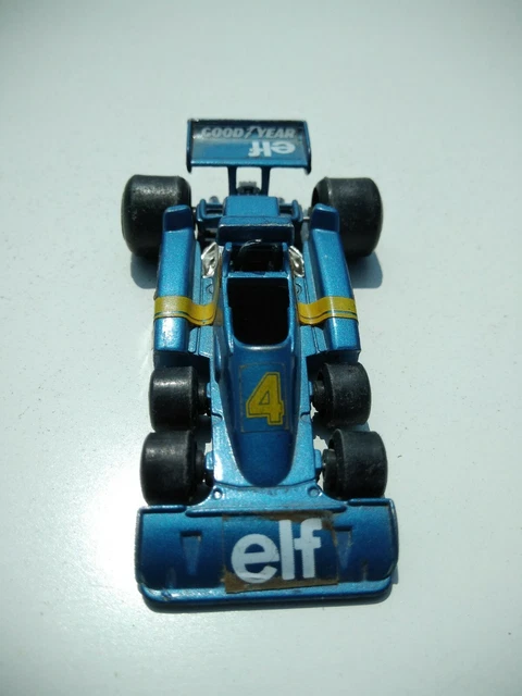 VOITURE DE COURSE F1 Tyrrell ELF 6 roues RJ57 POLISTIL 34/2 sans boite ...