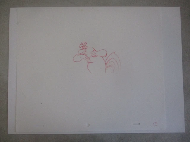 ORIGINAL PRODUCTION DRAWING Animation Cel Foghorn Leghorn Hanna-Barbera ...