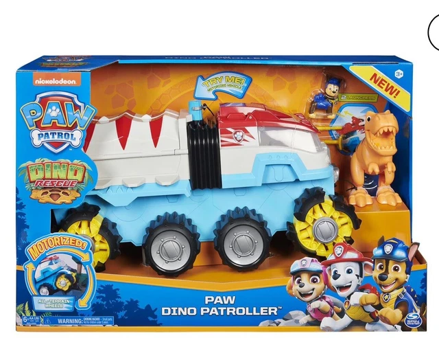 PAW PATROL DINO Rescue MOTORIZED DINO PATROLLER Vehicle + Chase - T-Rex ...