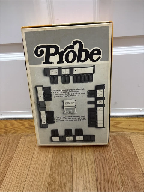 VINTAGE PROBE GAME by Parker Brothers - A Game Of Words $15.79 ...