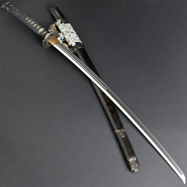 AUTHENTIC NIHONTO JAPANESE SAMURAI LONG SWORD KATANA w/TACHI-KOSHIRAE ...