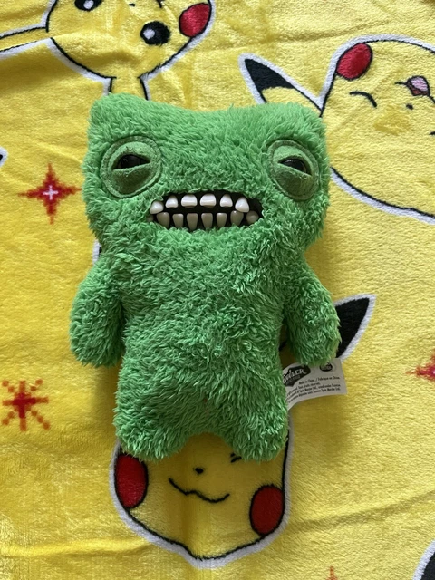 FUGGLER MUNCH MUNCH Green Funny Ugly Monster Soft Toy Plush Retired £10 ...