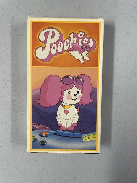 POOCHIE VHS 1985 Mattel Rare Vintage Anime Cartoon W/Bonus Program ...