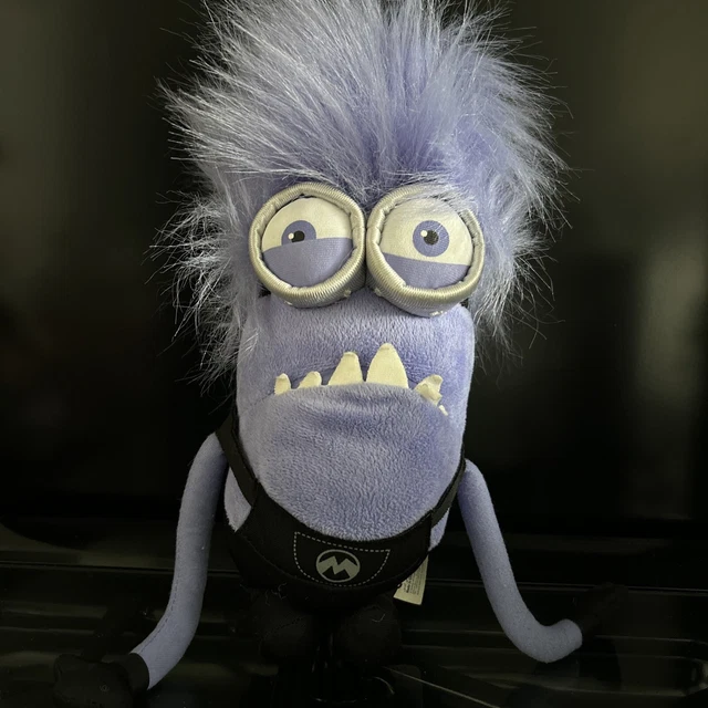 MINION PURPLE EVIL minions Soft Toy large Despicable Me soft cuddly toy ...