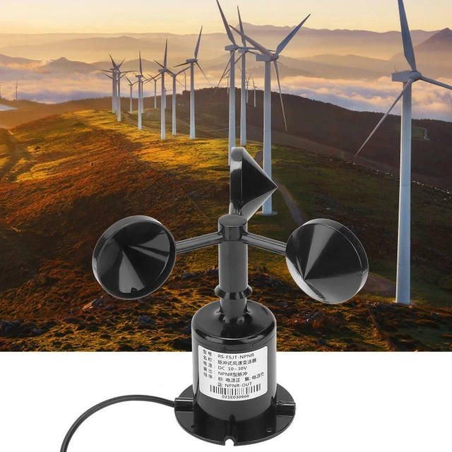 0-70m/s Wind Sensor 0-70 M/s Wind Speed Sensor (Anemometer) - Three-Cup ...