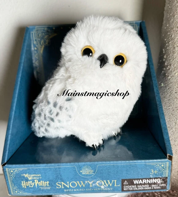 2024 UNIVERSAL STUDIOS Harry Potter Snowy Owl Interactive Toy Shoulder ...
