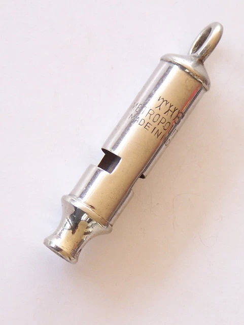 VINTAGE 'THE METROPOLITAN' Police Whistle- Made In India $64.00 ...