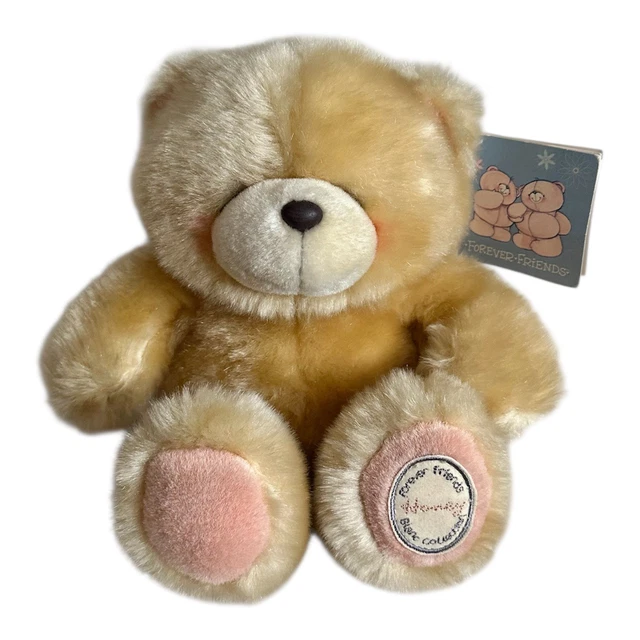 FOREVER FRIENDS HONEY Vintage Teddy Soft Toy Plush 11" Blanc Collection ...