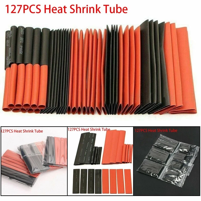 ASSORTIMENT DE MANCHONS r??tractables thermiques 7 tailles 127 pi??ces protectio EUR 7,78 ...