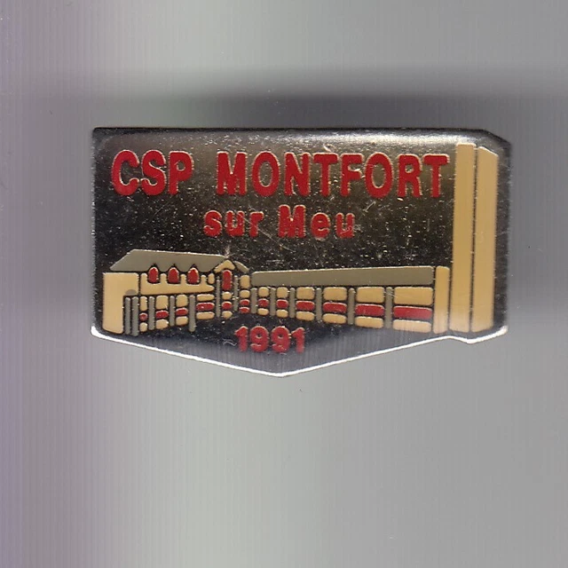 RARE PINS PIN'S .. Pompier Fire Caserne Bretagne 1991 Csp Monfort Sur ...