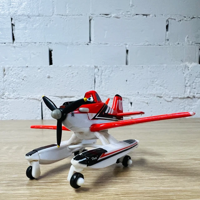 PONTOON RED BLACK Dusty Crophopper Disney Pixar Diecast Planes Fire ...