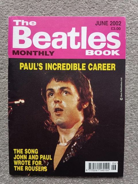THE BEATLES MONTHLY Book Magazine - June 2002 - Issue Number 314 ...