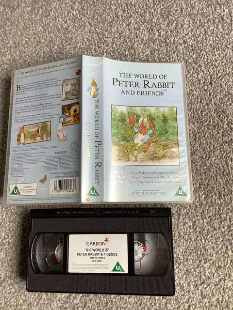 THE WORLD OF Peter Rabbit + Friends-Vhs Video-Cert U-1996-Beatrix ...