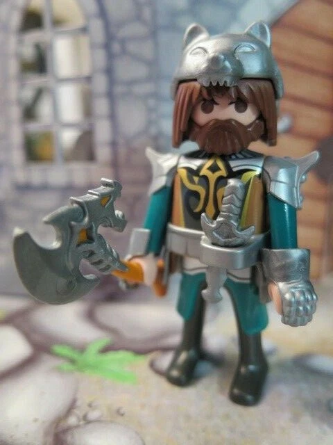 CHEVALIER GUERRIER DU loup Moyen Age PLAYMOBIL 70236 complet Playmo ...