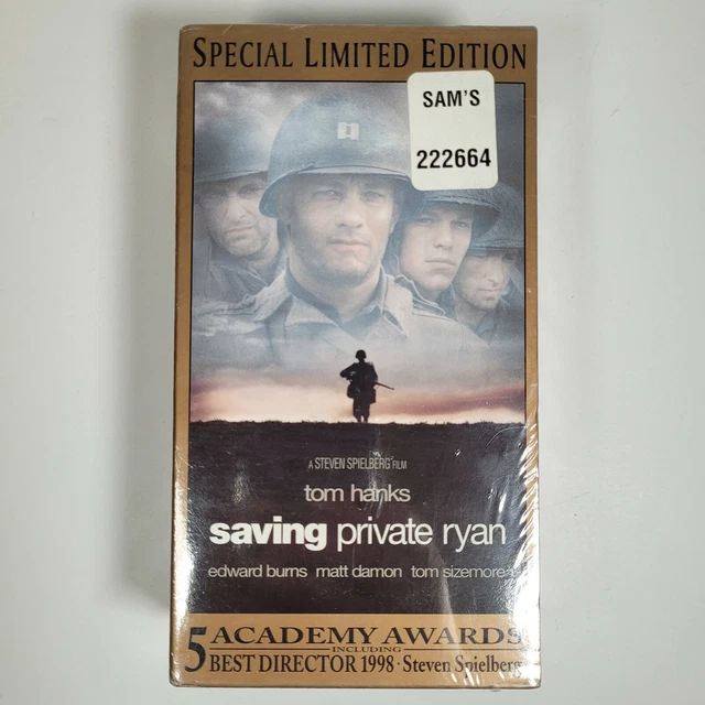 SAVING PRIVATE RYAN (VHS, 2000, 2-Tape Set) New Sealed w/ Watermark $10.99 - PicClick CA