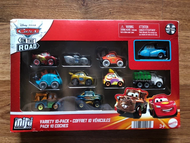 DISNEY PIXAR CARS Diecast On The Road Mini Racers 10 Pack Mato $63.65 ...