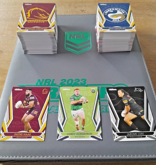2023 NRL TRADERS - Base Common Trading Cards SINGLES (Pick your card ...