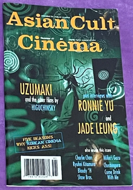 2003 ASIAN CULT CINEMA Magazine #41 (Ronnie Yu & Jade Leung) £12.16 ...