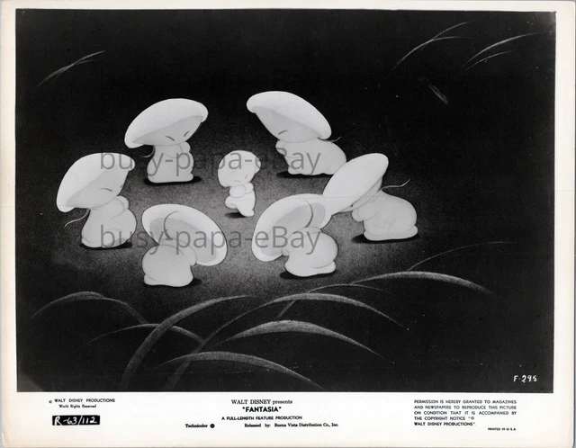 1940S FANTASIA WALT Disney Animated Cartoon Press Kit Photo Archibald ...