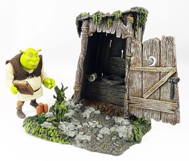 SHREK - &&LES Toilettes de Shrek"" Outhouse Playset - McFarlane Toys ...