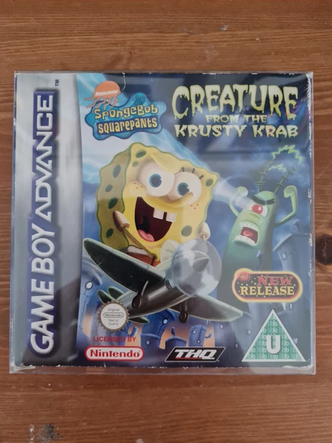 SPONGEBOB CREATURE FROM the Krusty Krab Nintendo Game Boy Advance In ...