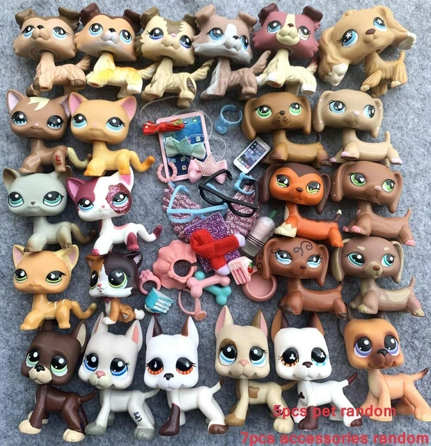 MINI PET SHOP Little Pets 5pcs Random and lps Accessories 7pcs Random ...
