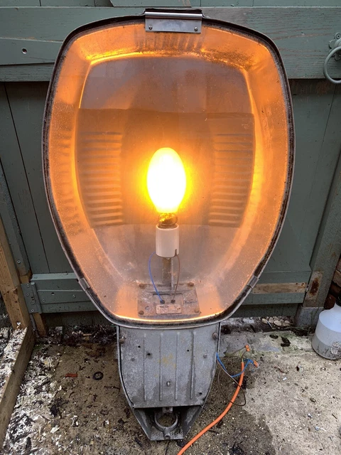 VINTAGE 1960S GEC Z8922 SON Street Light WORKING UNDRILLED £50.00 ...