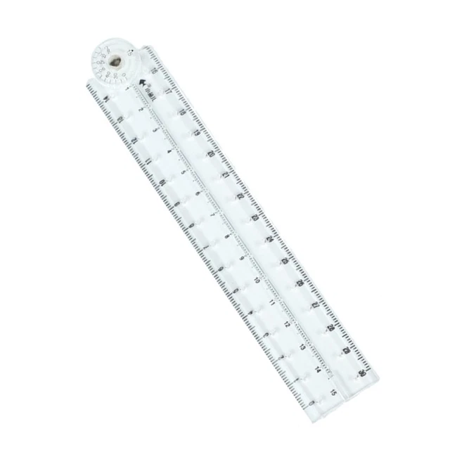 FOLDING RULER MATH Drawing Ruler Straight Ruler Measuring length 0-30cm ...