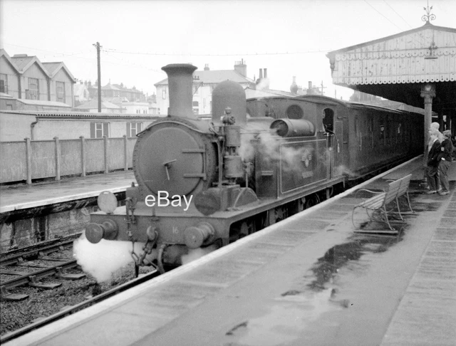 RAILWAY STEAM NEGATIVE O2 W16 Ryde St Johns Road 10/6/65 + Copyright £4 ...