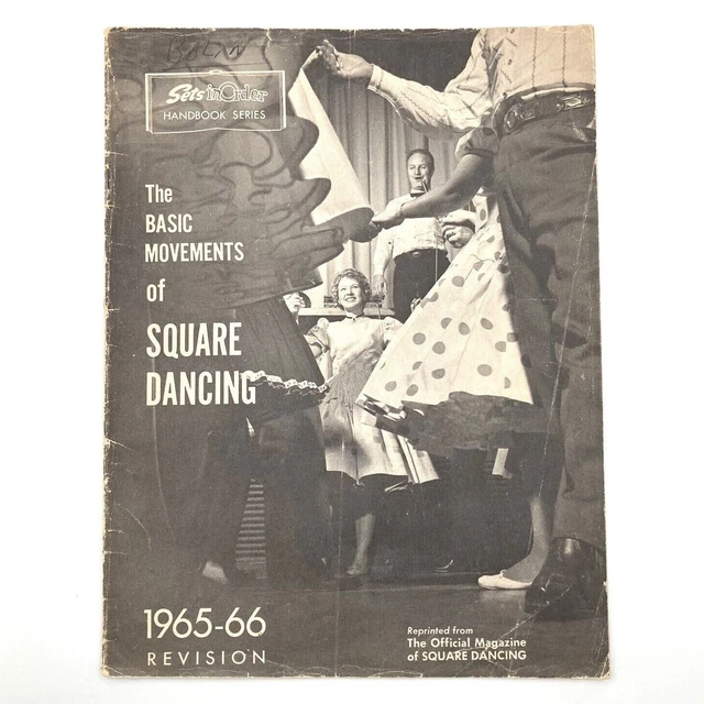 VINTAGE 1965 BASIC Movements of Square Dancing Official Handbook Retro ...