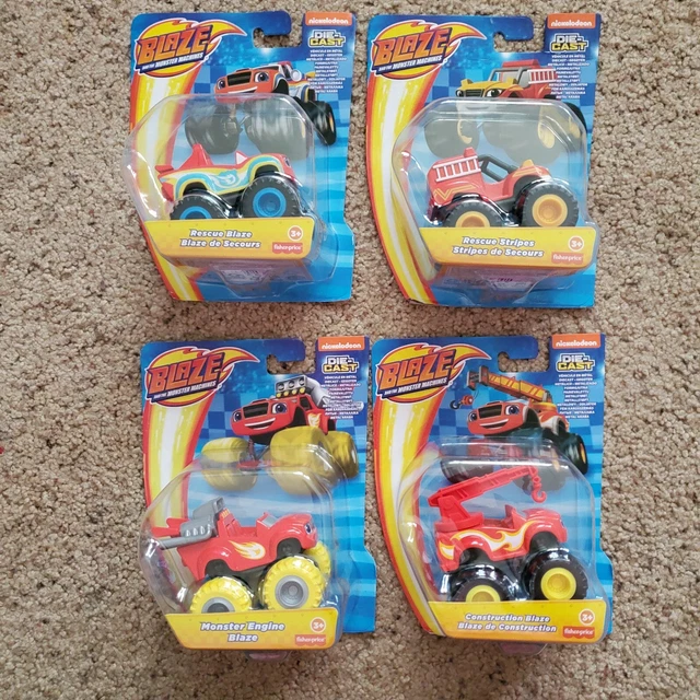 BLAZE AND THE Monster Machines Construction Rescue Monster Trucks LOT ...