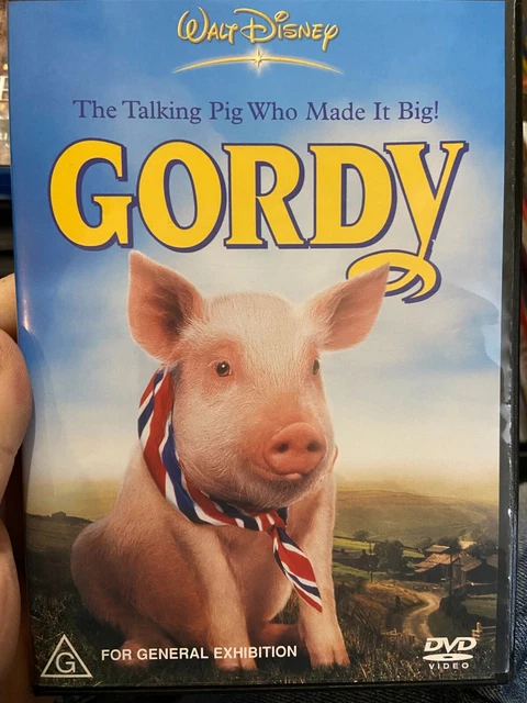 GORDY REGION 4 DVD (1994 Walt Disney pig kids / family comedy movie) $8 ...