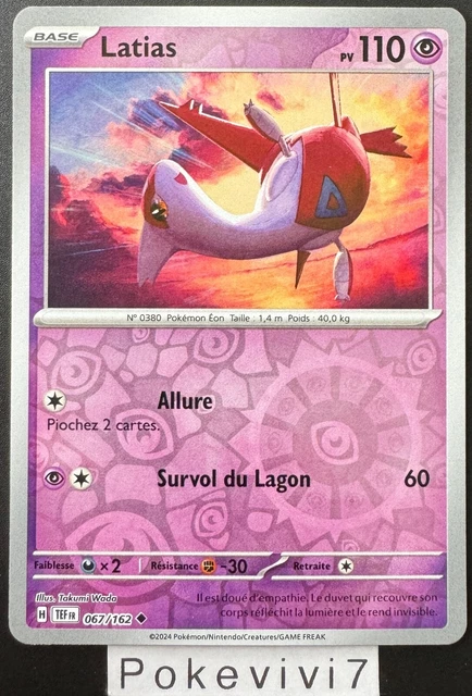 CARTE POKEMON LATIAS 067/162 Reverse EV5 Ecarlate et Violet 5 TEF FR NEUF EUR 1,90 - PicClick FR