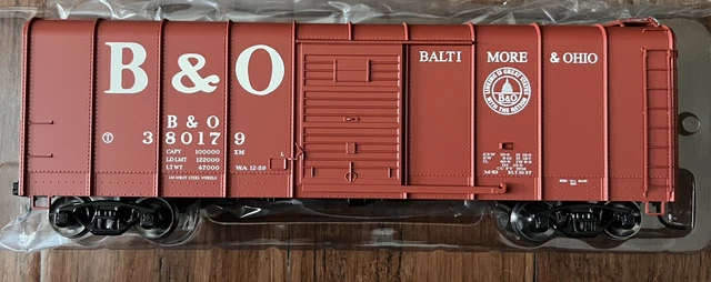 WEAVER GOLD G23005 O Scale B&O Wagon Top Boxcar-Youngstown Door #380179 ...