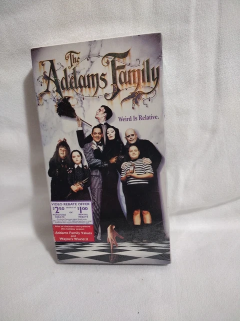 THE ADDAMS FAMILY VHS McDonalds Promo Watermark Brand New Factory ...
